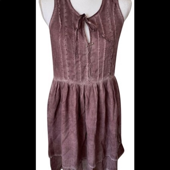 William Rast | Dresses | William Rast Devondra Rosewood Pintucked ...